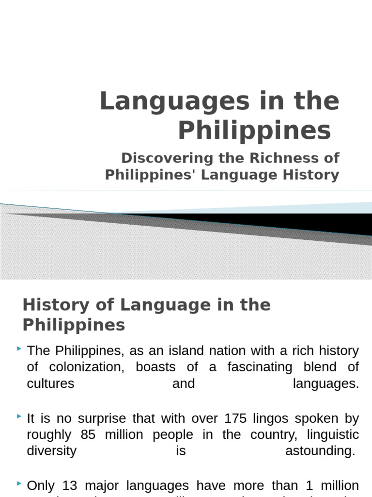 Languages of the Philippines Explained | PDF | Philippines | Tagalog ...