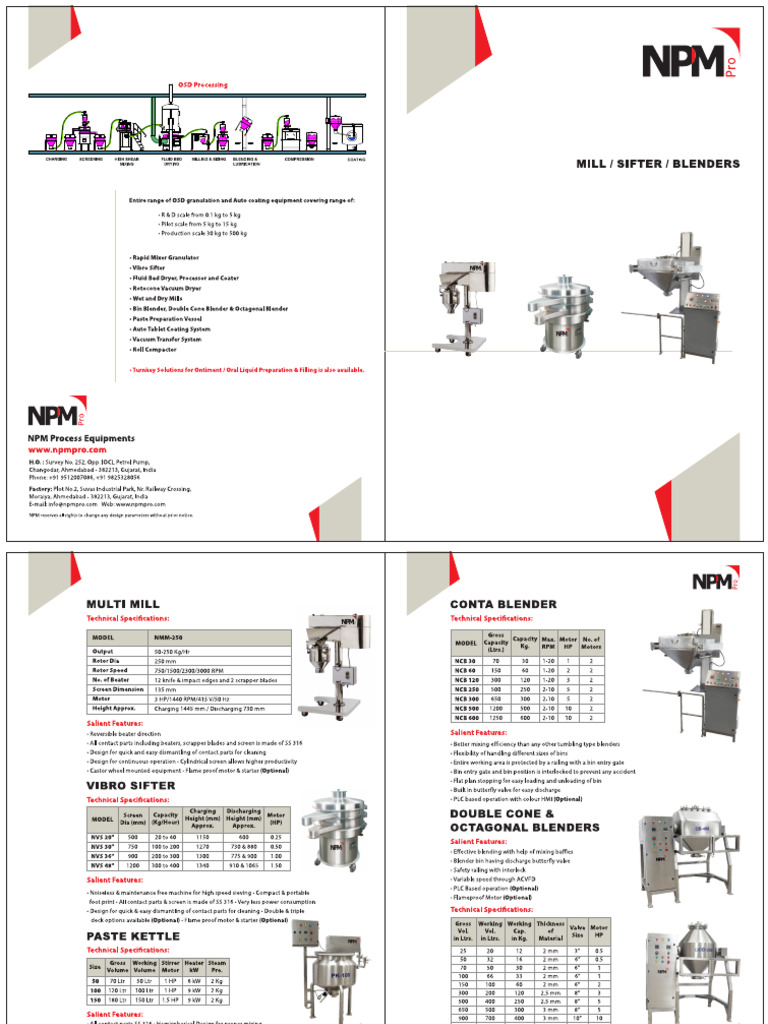 Ancillary Equipments | PDF