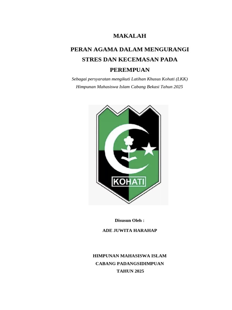 JURNAL ADE JUWITA HRP CAB PSP TAPSEL | PDF