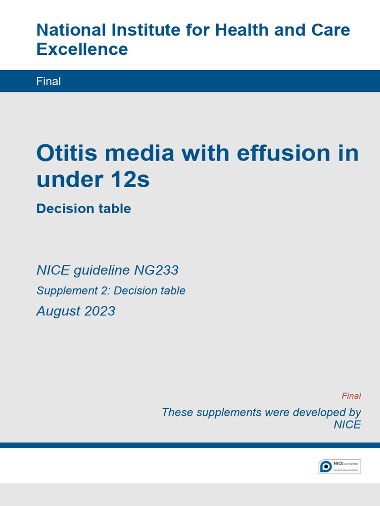 OME Supplement-2-Decision-Table-Pdf-13133202590 | PDF | Hearing Aid ...