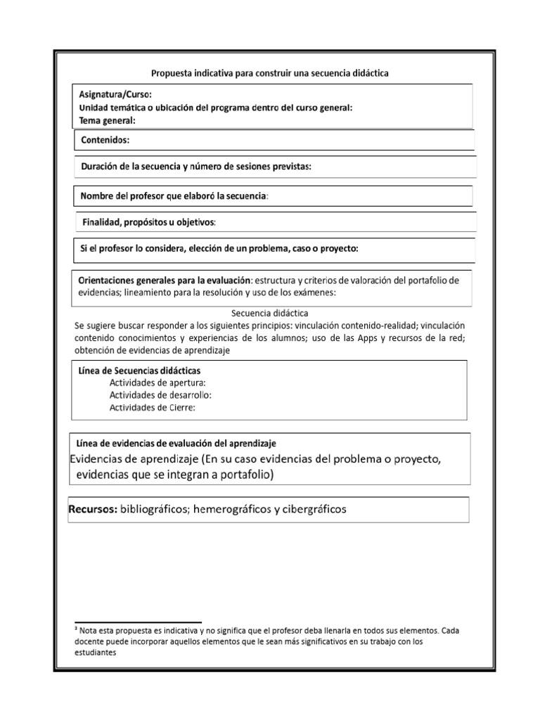 Secuencia Did-Ctica | PDF