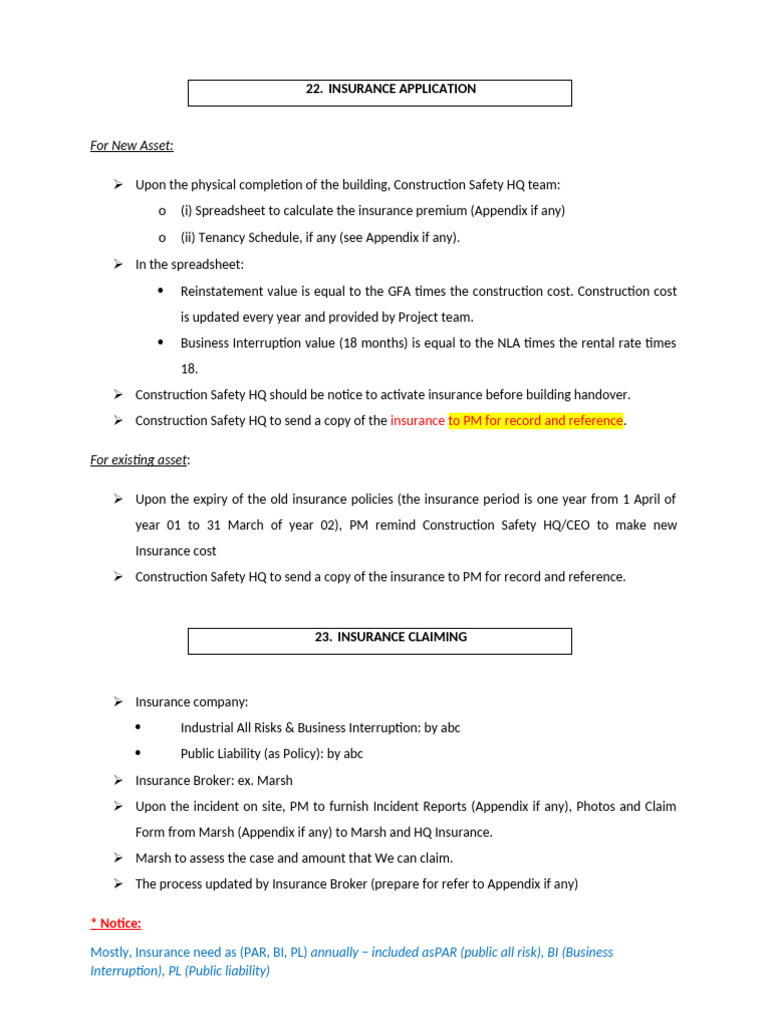 SOP - PMVN INSURANCE APPLICATION r.210908 | PDF