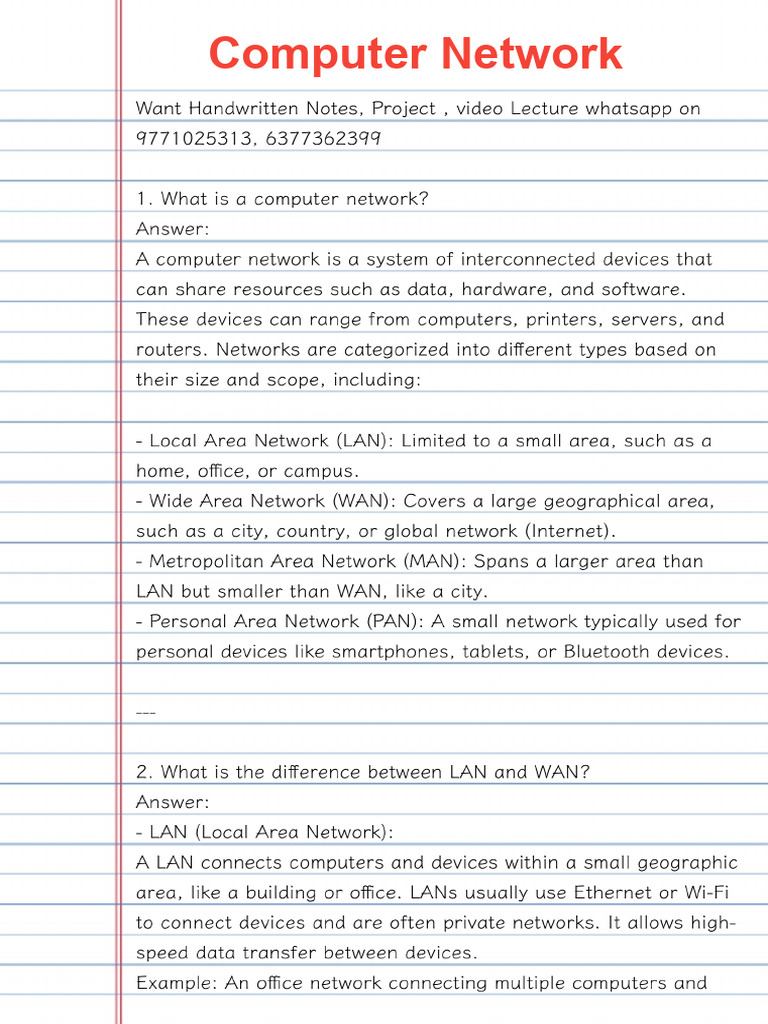 Computer Network.pdf | PDF