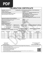 Calibration Certificate Template | PDF