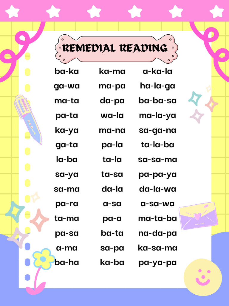 Remedial Reading | PDF
