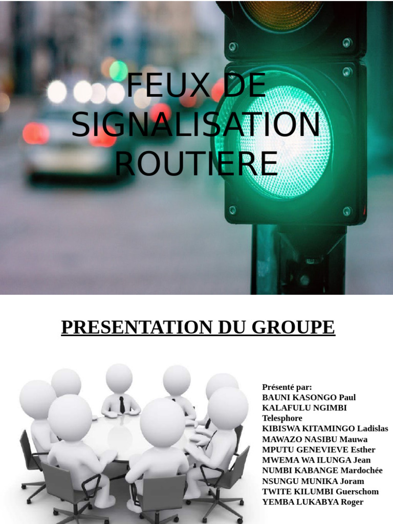 Feux de Signalisation Routiere | PDF | Feu de circulation | Embouteillage (route)