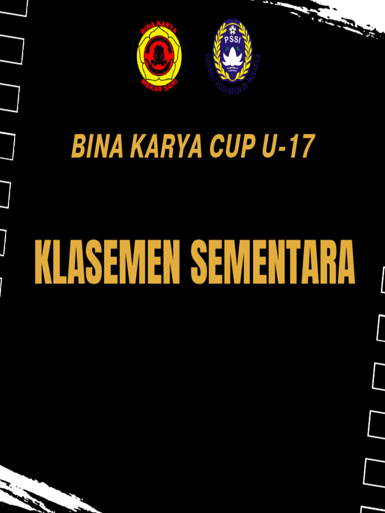 Salinan Dari Tabel Klasemen Sepakbola Modern Biru Putih Dan Kuning PDF | PDF