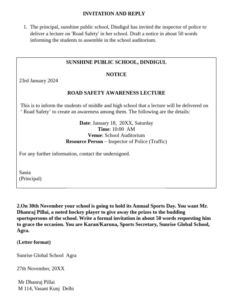 NOTICE & INVITATION | PDF