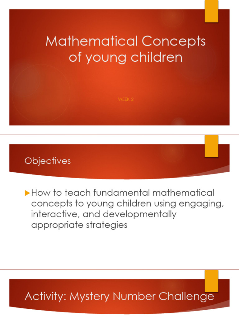 Numeracy Development Week 2 | PDF | Human Life Stages | Behavioural ...