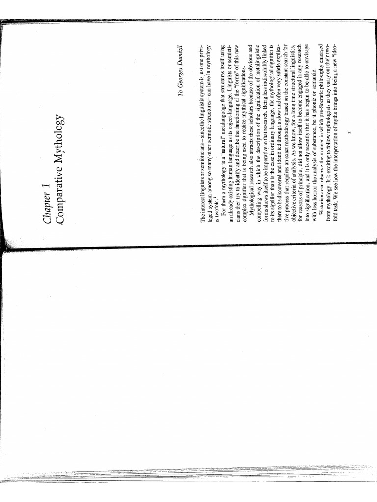 Greimas Comparative Mythology | PDF