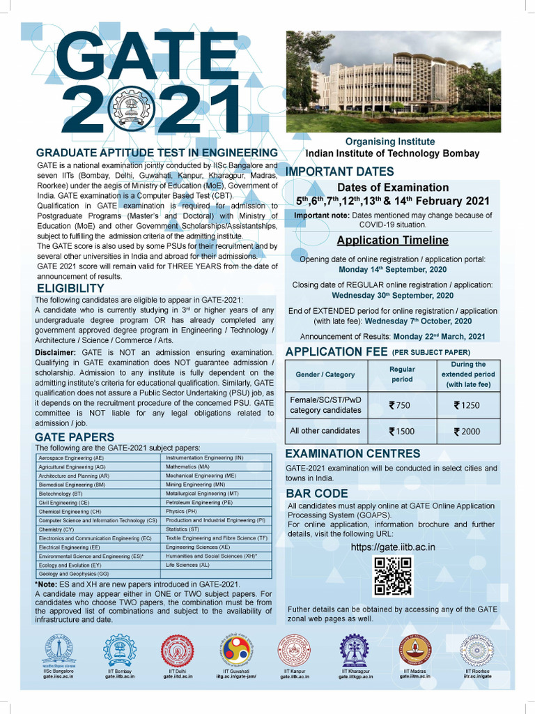 Poster GATE 2021 | PDF