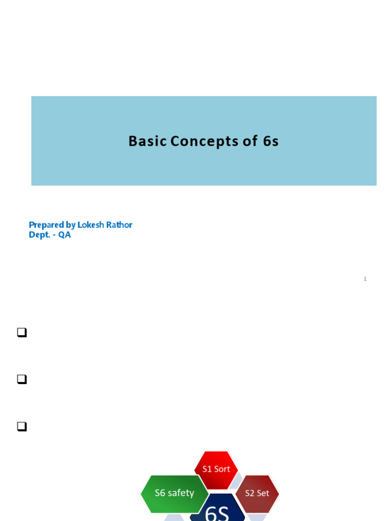 6s Methodology 1737207404 | PDF | Safety | Business