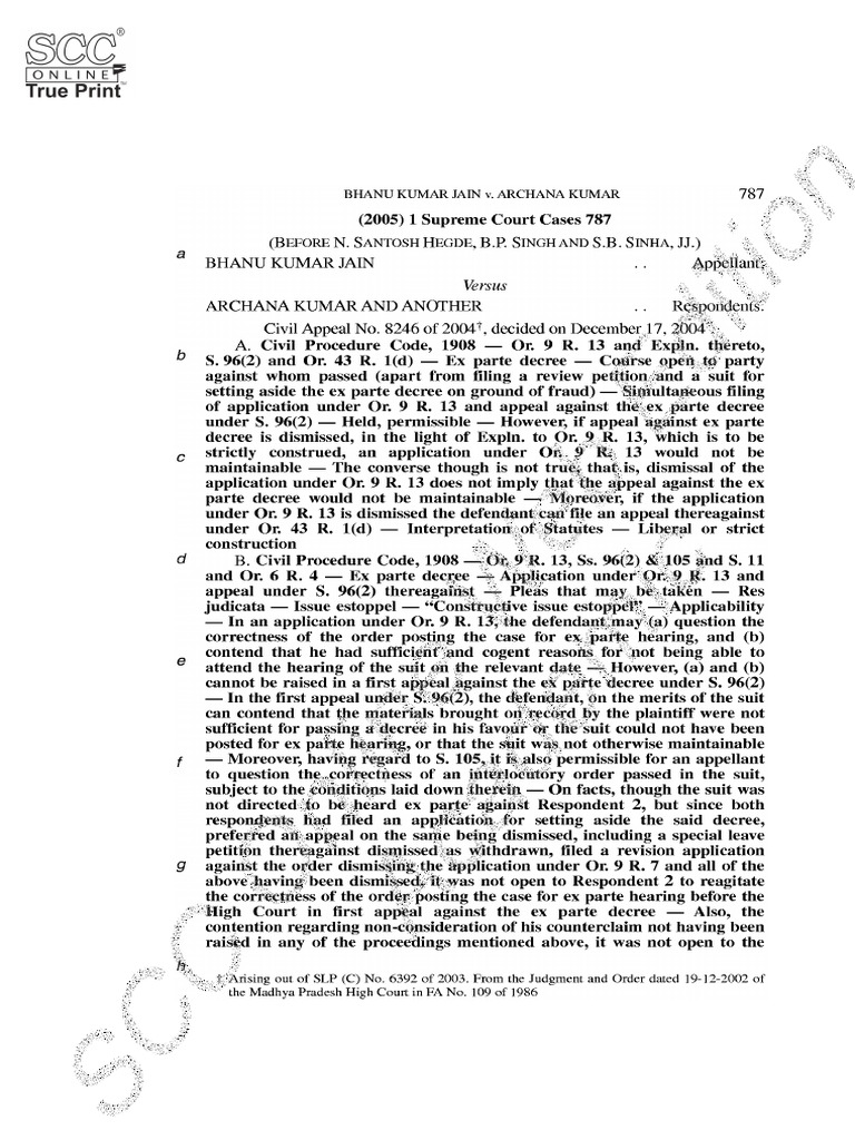 TP 2005 1 SCC 787 801 Kanishkag092 Gmailcom 20250124 145137 1 15 | PDF | Social Institutions ...