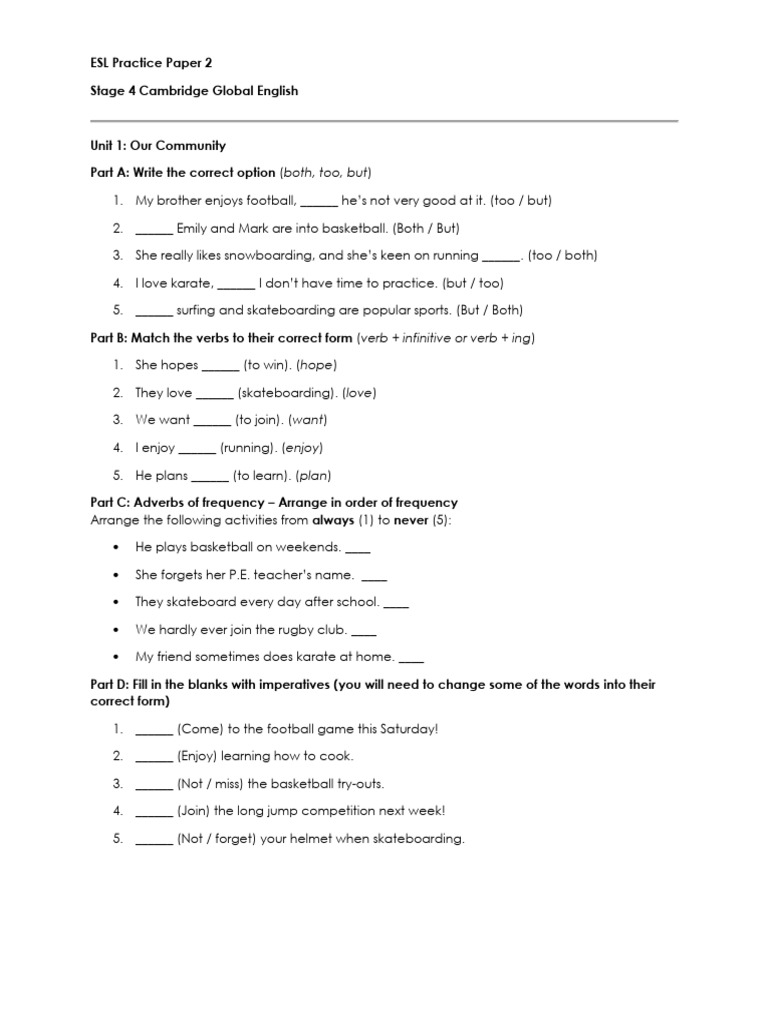 ESL Practice Paper 2 | PDF | Planets | Bodies Of The Solar System