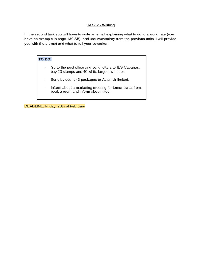 Task 2 - Writing | PDF