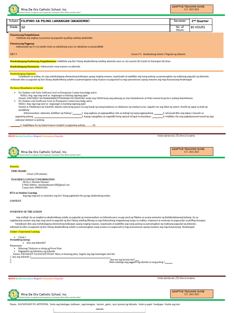 TG Fil Larang 13 PR | PDF