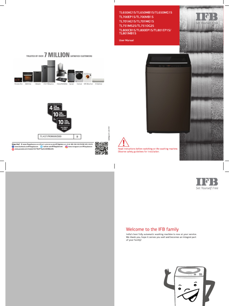 TL_300_B_Manual_bis | PDF | Washing Machine