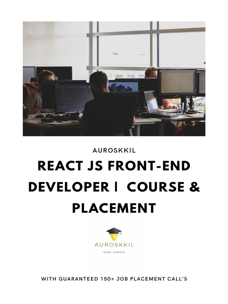 Auroskkil Front-End Developer Course & Placement | PDF