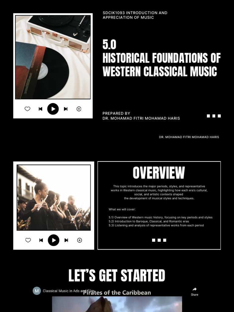 Overview of Western Classical Music | PDF | Classical Period (Music ...