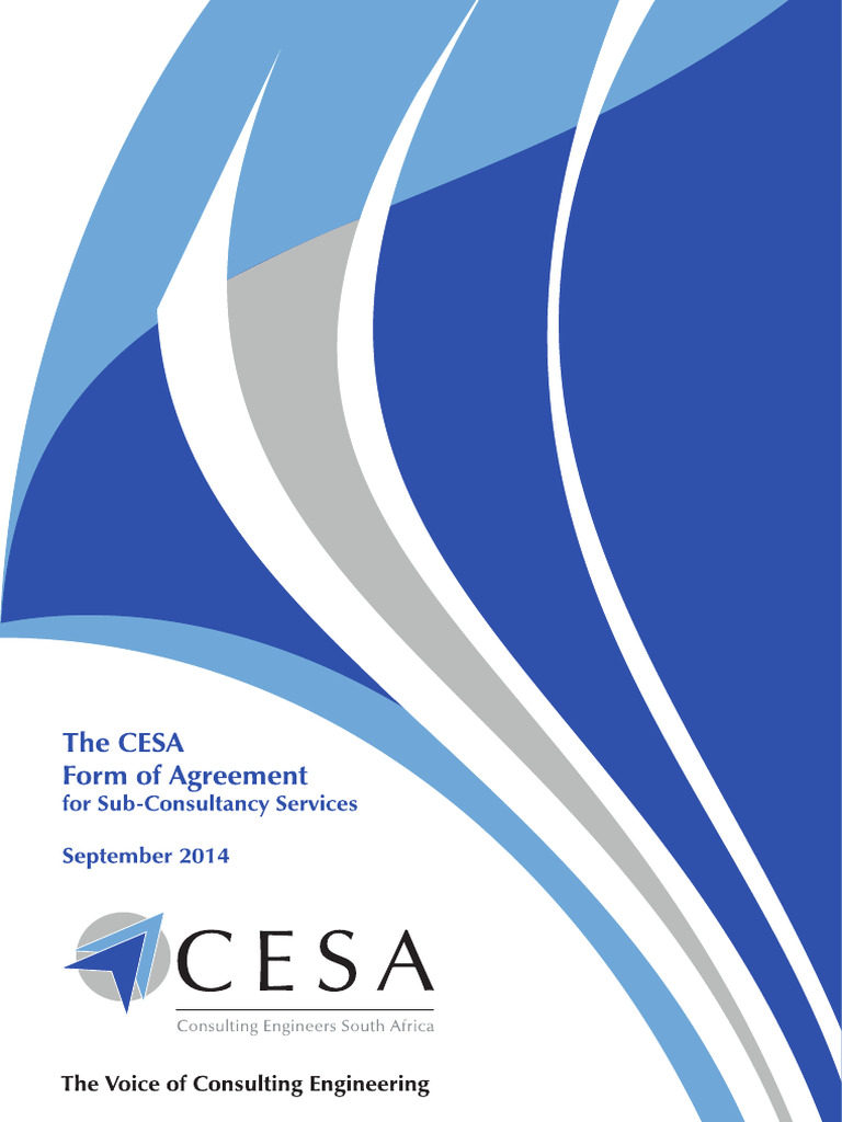 CESA Sample Form of Agreement For Sub-Consultancy 1.4 | PDF