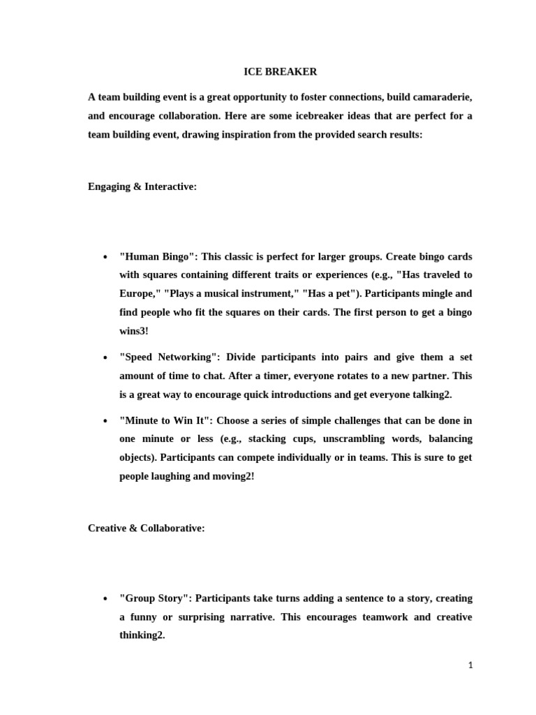 Ice-Breaker 7 | PDF