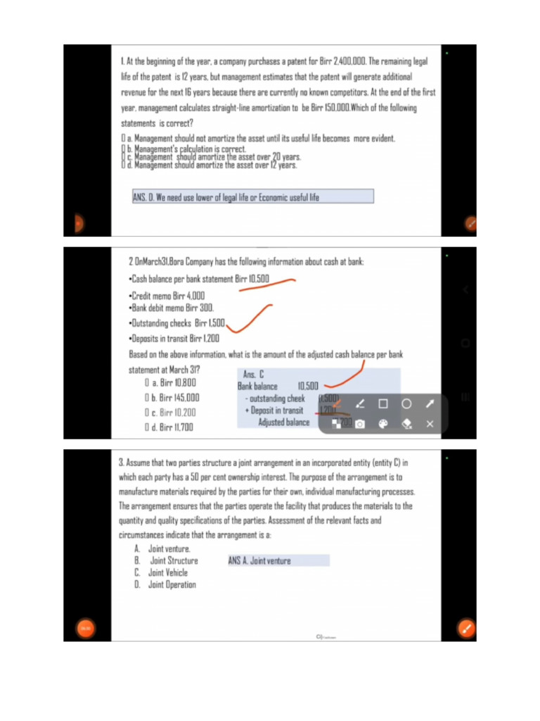 Acf Model Exam With Answer | PDF