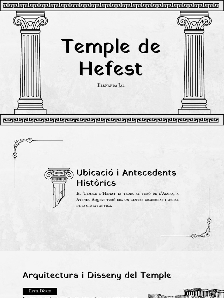 Temple de Hefest PDF | PDF