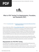 PSV Testing and Calibration Guidelines | PDF | Valve | Personal ...
