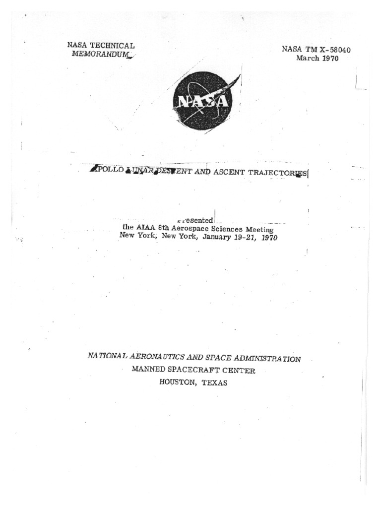 Nasa 58040 | PDF