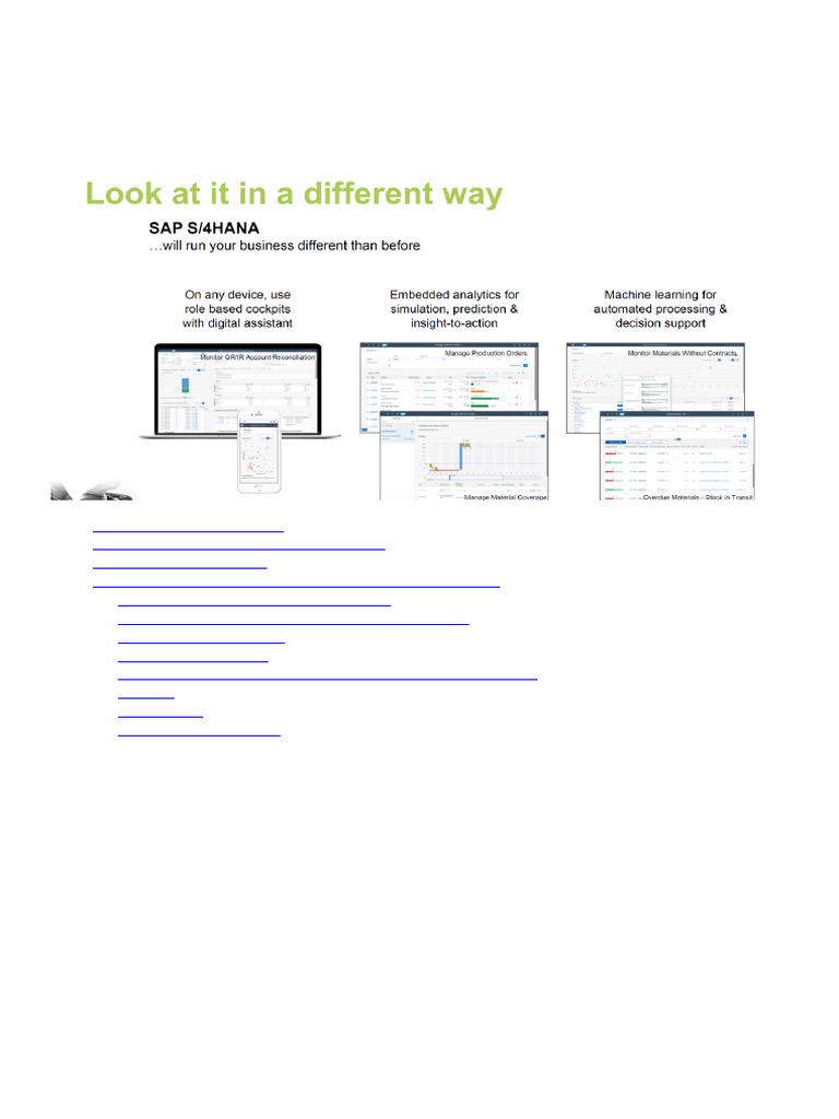 S4 Hana PRECHECK - UPGRADATION - REPORT S4Hana | PDF | Computing | Information Technology