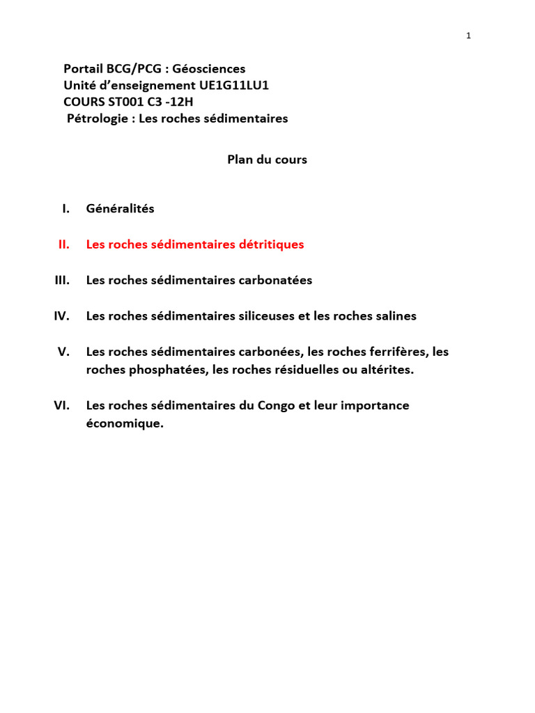 Les Roches Résiduelles en Pétrologie | PDF | Grès | Roche sédimentaire