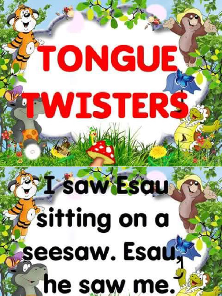 ENGLISH Tongue Twisters | PDF