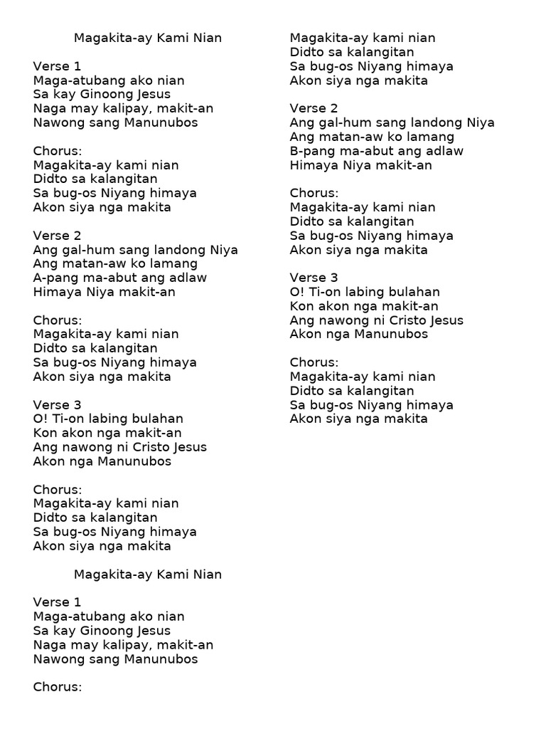church song | PDF