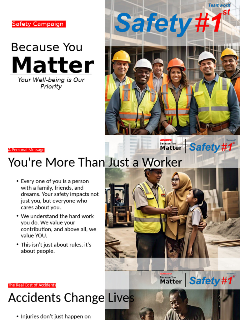 Because You Matter CAMPAIGN | PDF | Personal Protective Equipment | Safety