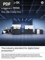 HP Indigo 12000 Digital Press Overview | PDF | Printing | Vision
