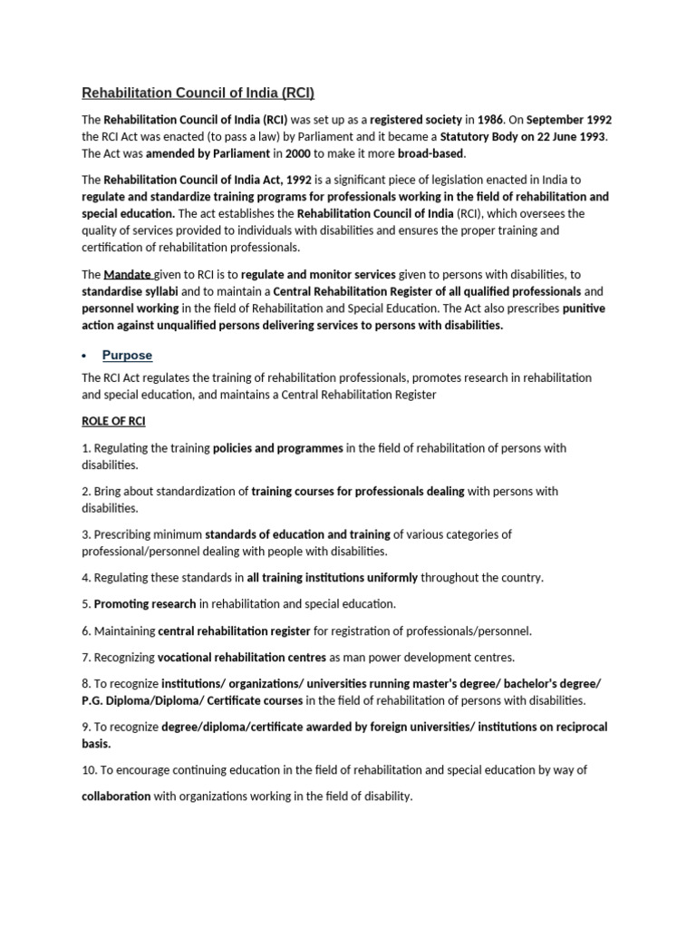 RCI ACT | PDF | Justice | Crime & Violence