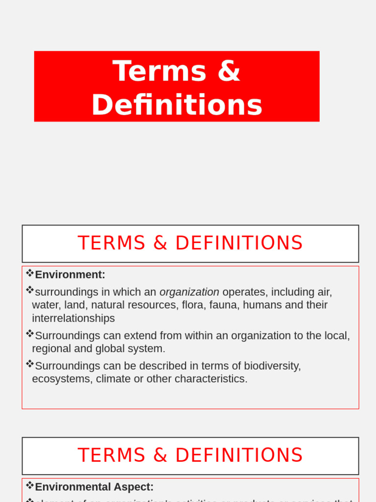 1-2-3. Terms and definitions | PDF | Waste Management | Life Cycle ...