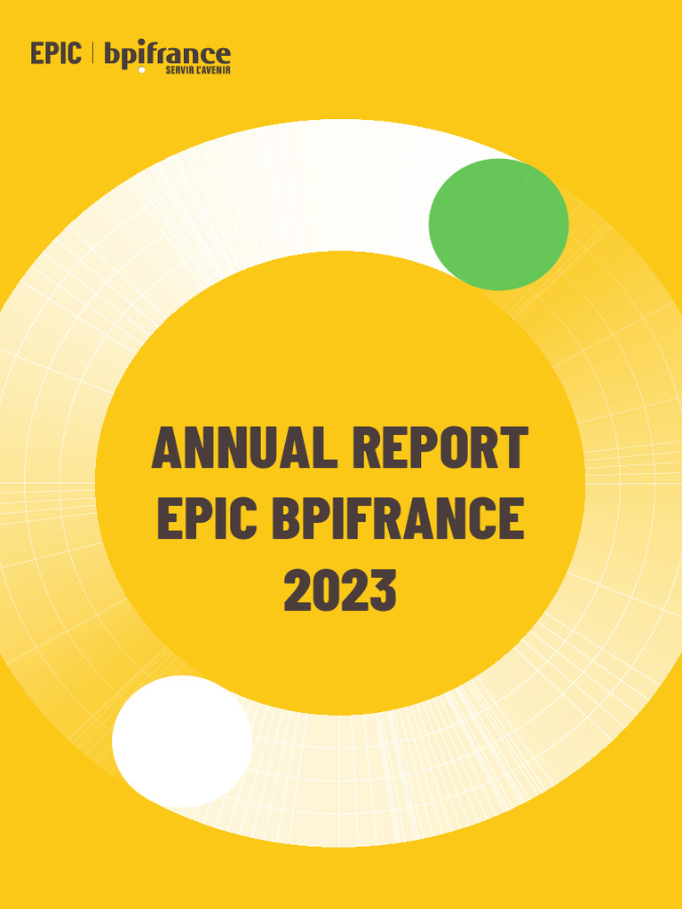 Bpifrance Annual Report 2023 | PDF | Business Economics | Economies
