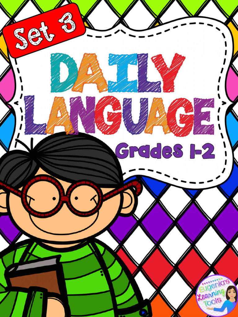 3 - Daily Language Practice Grammar Review Set 3 - Spiraled Language ...
