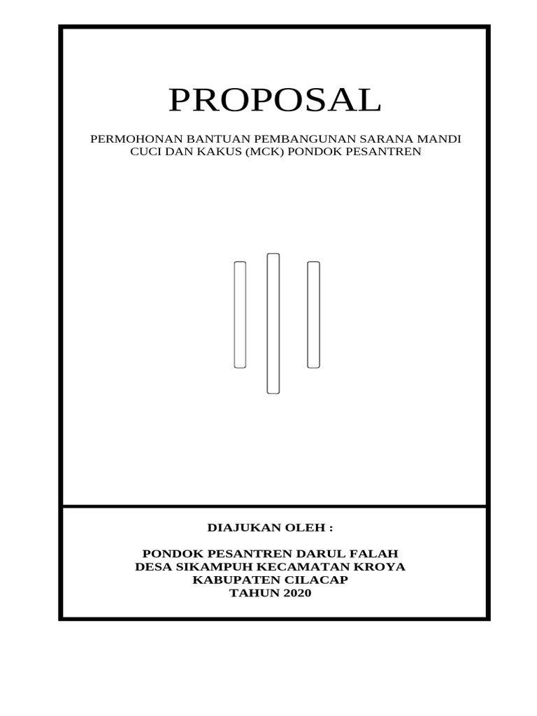 1.proposal MCK Pontren 2021 | PDF