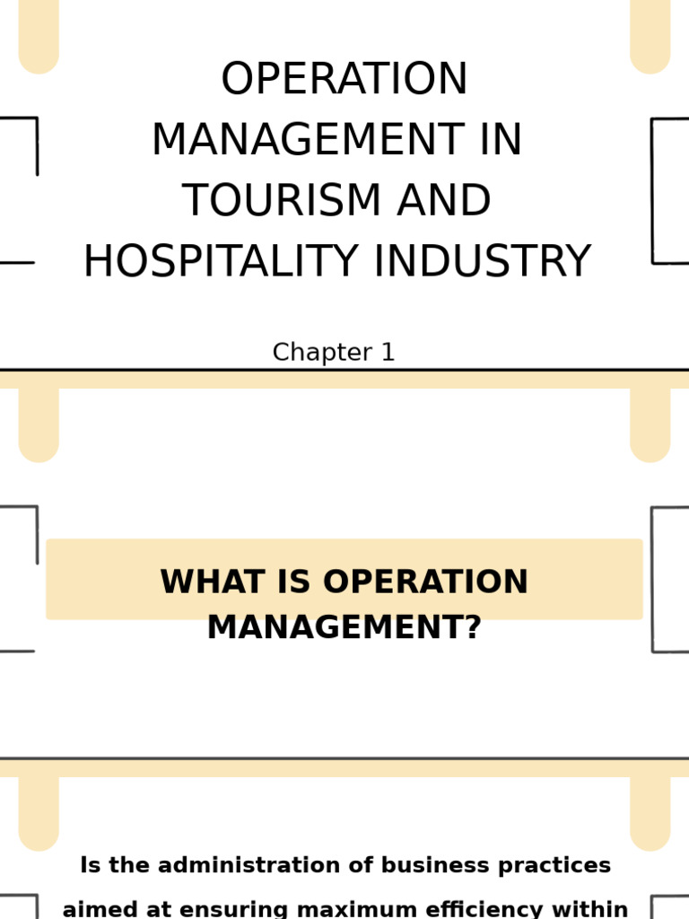 Chapter 1 Om | PDF | Safety | Inventory