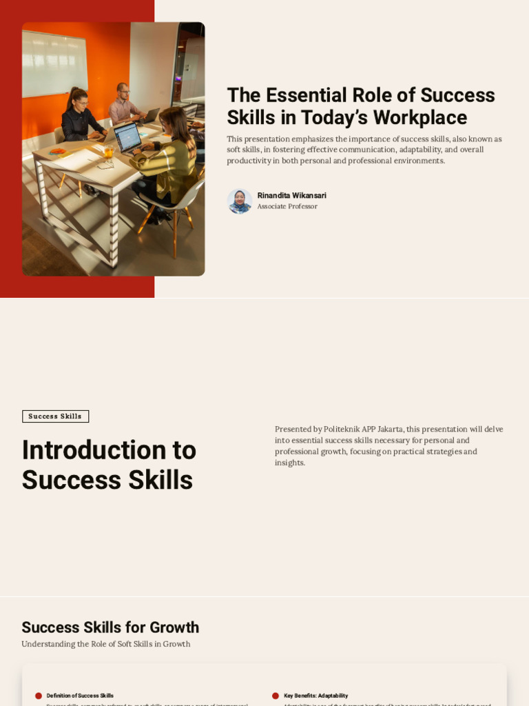 Introduction To Success Skills Pdf Communication Psychological
