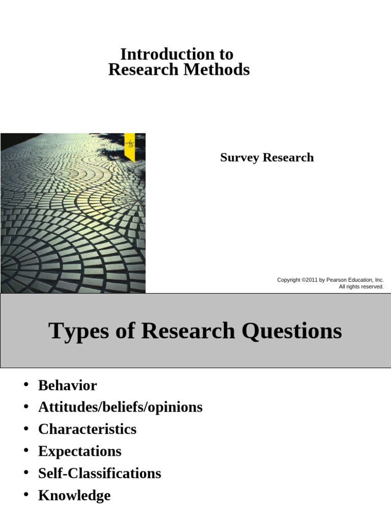 Chapter 10 - Survey Research - 7e | PDF | Survey Methodology ...