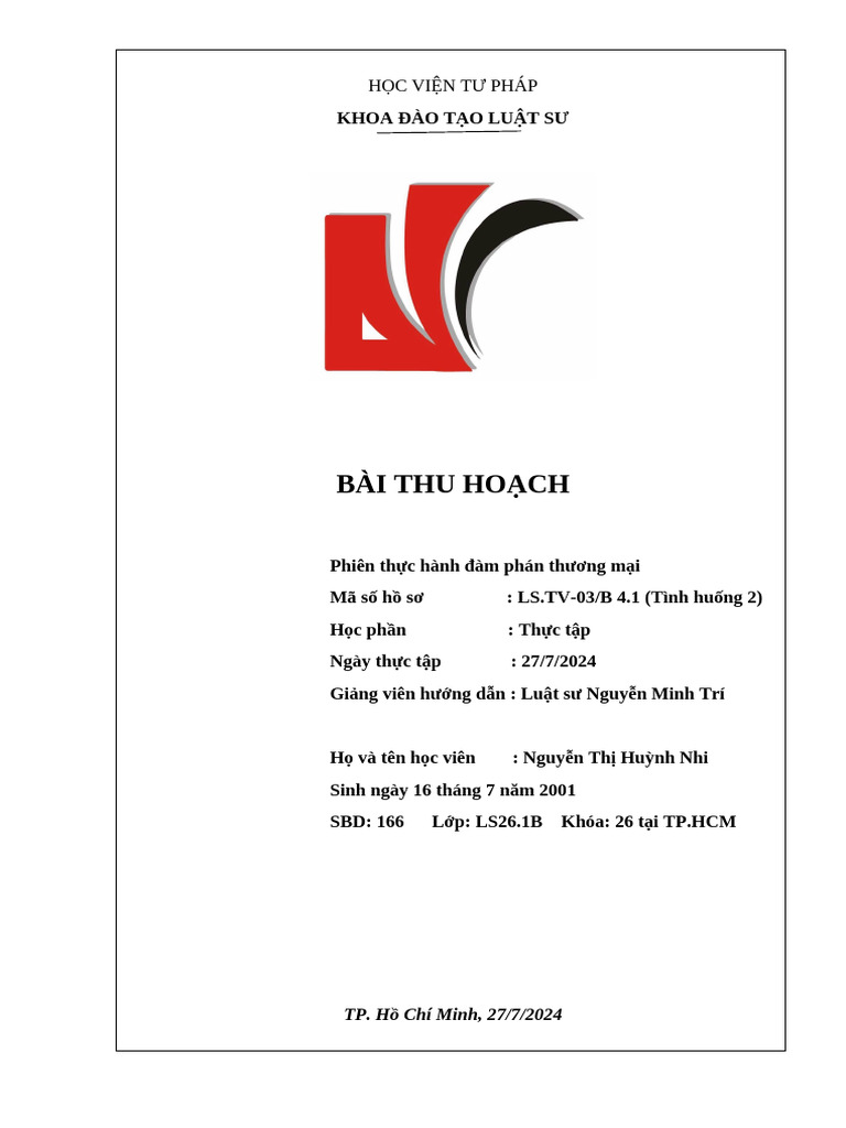 LS3 - Bai Thu Hoach | PDF