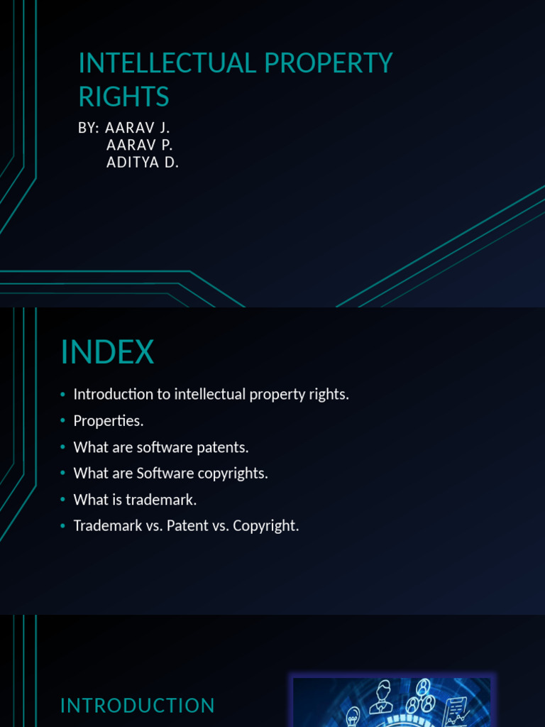 Intellectual Property Rights | PDF | Software | Intellectual Property