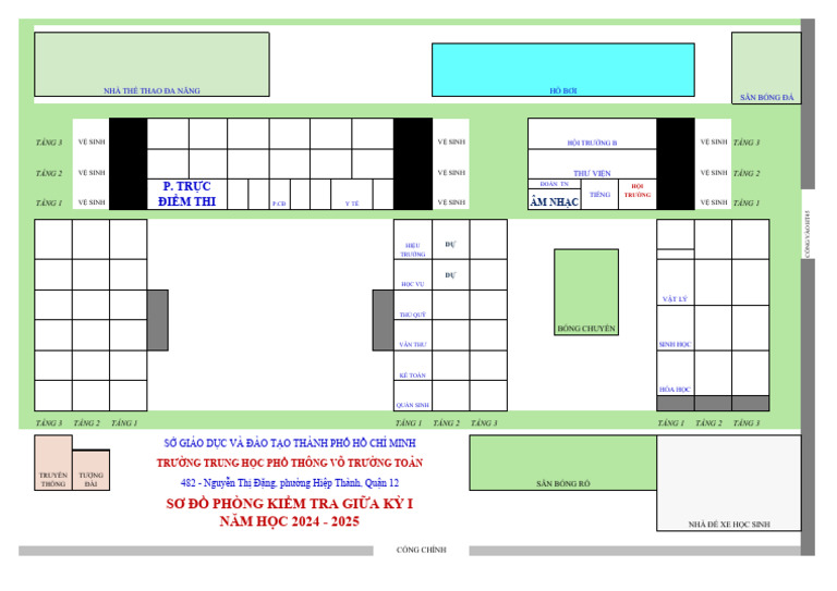 So Do Phong Kiem Tra Giua Ky I - 2024 - 2025 | PDF