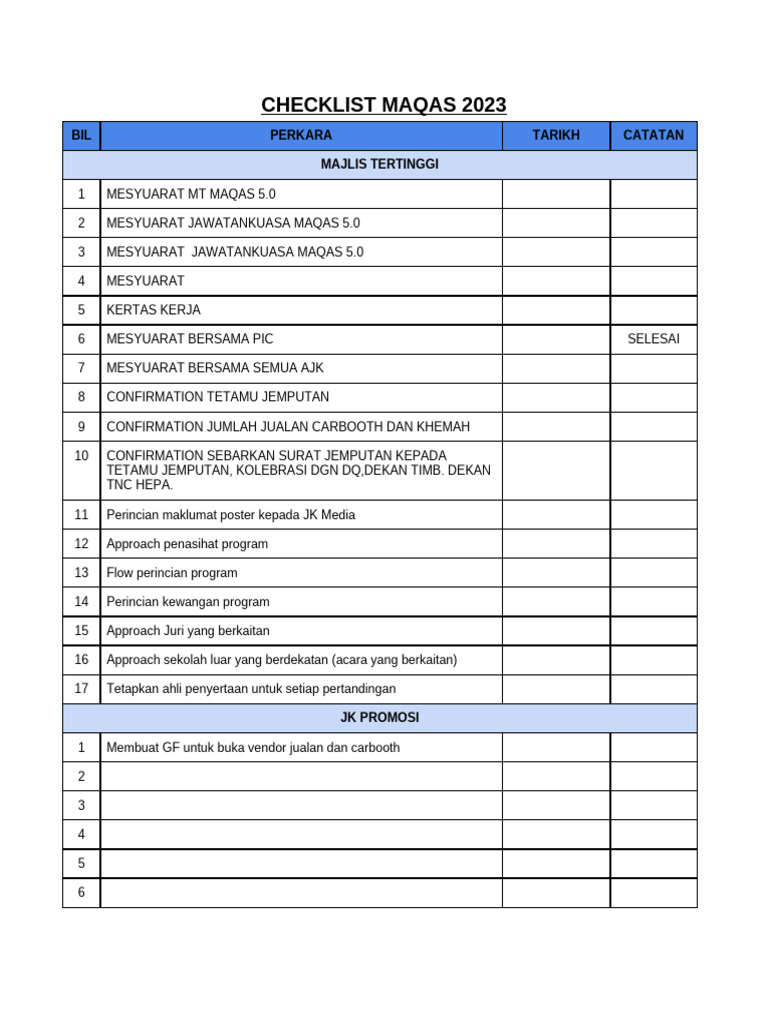 Timeline Maqas 5.0 | PDF