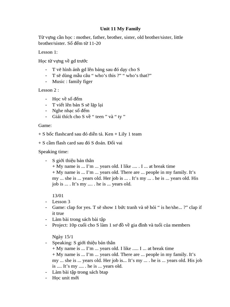 SÓC, KHOAI Teaching Material Term 2 | PDF