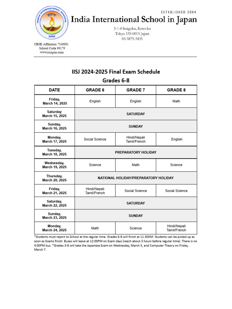 2425_Final_Exam_Schedule_Grades_68 | PDF
