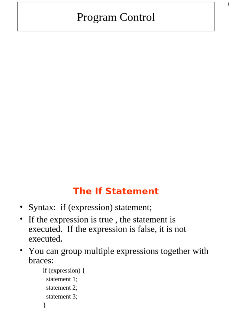 control structures | PDF | Programming Paradigms | Software Development